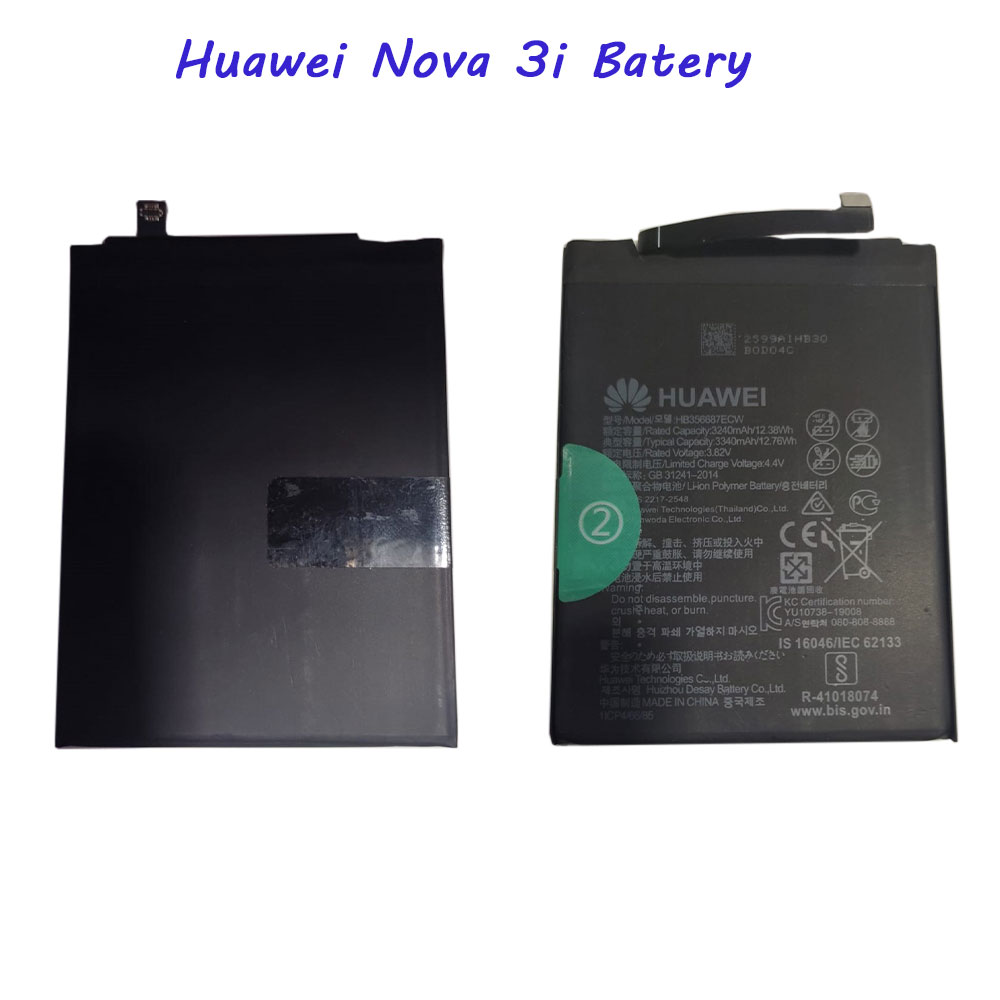 Huawei Nova 3i Battery Replacement HB356687ECW – Original, High-Capacity Battery - HQ Malls