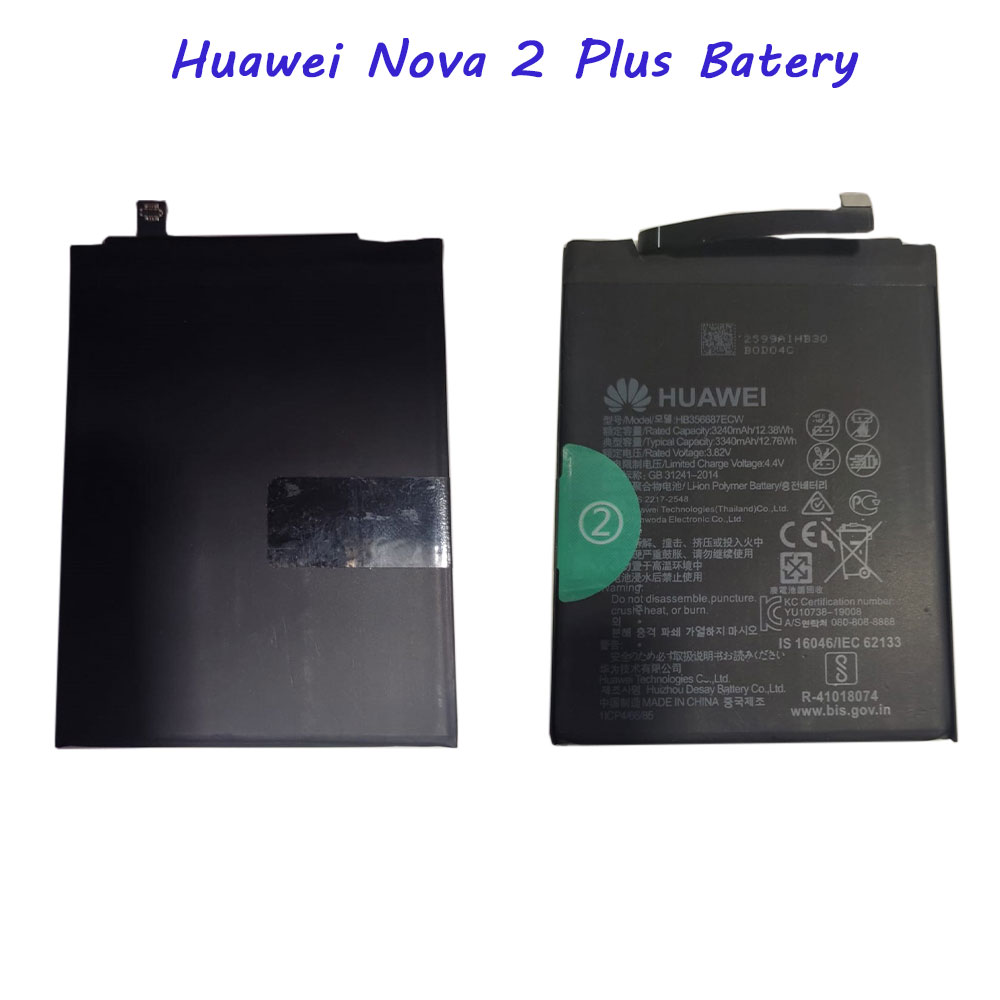 Huawei Nova 2 Plus Battery Replacement HB356687ECW – Original, High ...